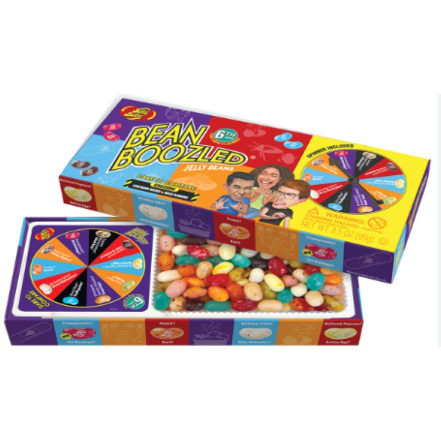 Jual BEAN BOOZLED SPINNER JELLY BEANS CANDY 6TH 100gr | Shopee Indonesia