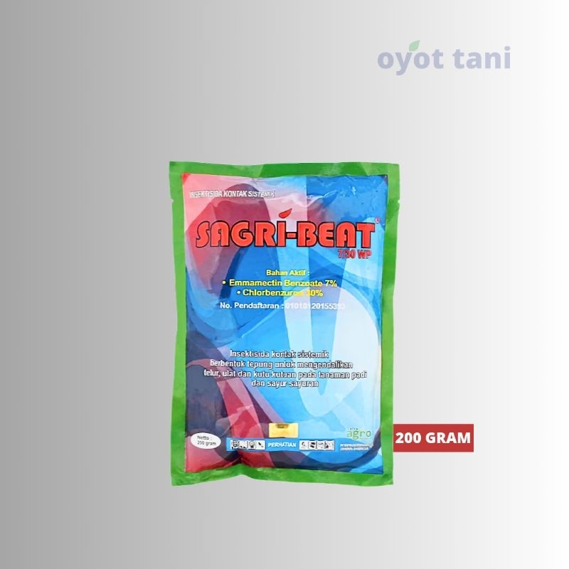 Jual Sagri-Beat 7/30WP 200 gram (Original) | Insektisida Kontak ...