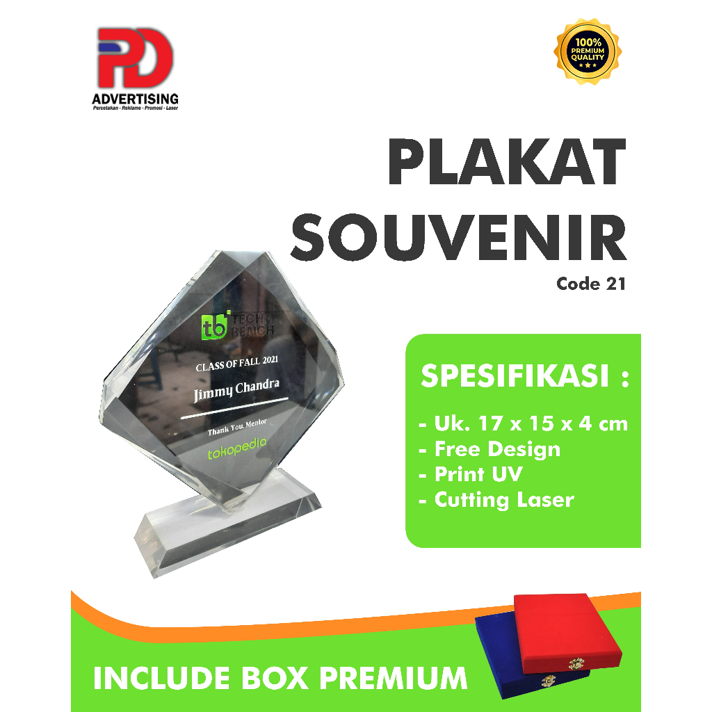 Jual Plakat Souvenir-Kenang kenangan-Penghargaan +BOX | Shopee Indonesia
