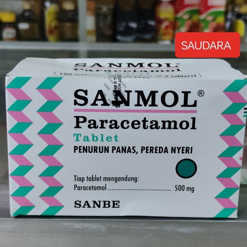 Jual SANMOL Paracetamol isi 100 Tablet | Shopee Indonesia