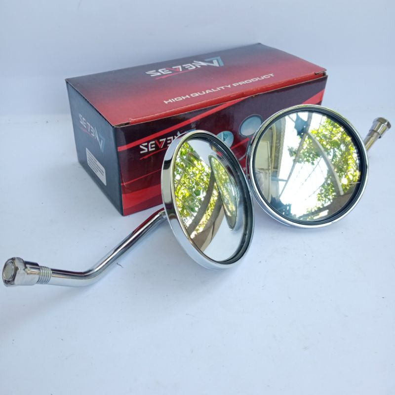 Jual SPION BULAT CROM CEMBUNG CHROME RETRO HONDA CLASSIC CB GL VARIO ...