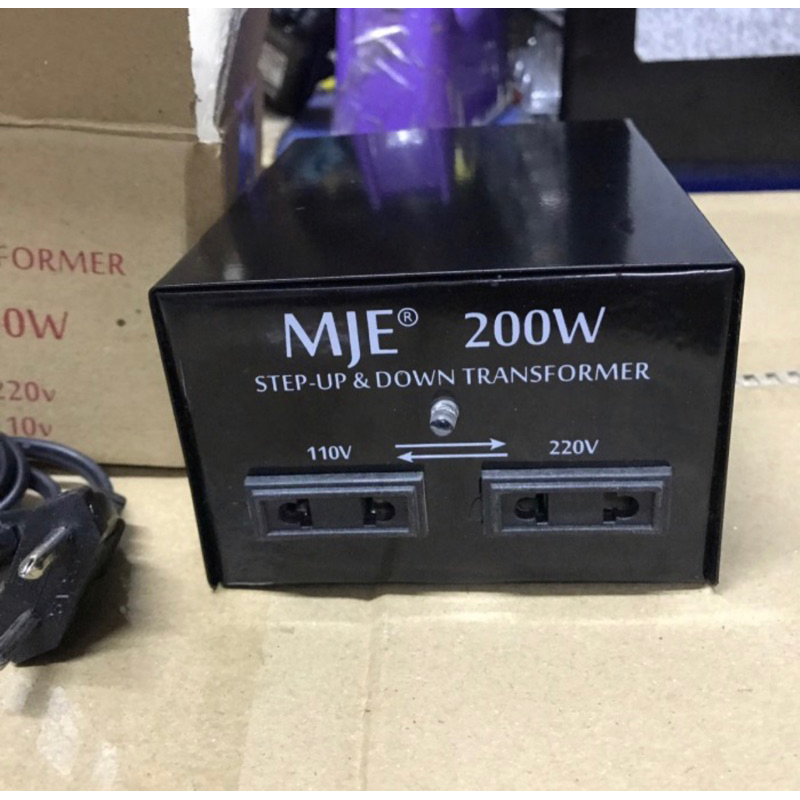 Jual MJE 200W Step Up Step Down Transformer 220v ke 110v Utk Elektronik ...