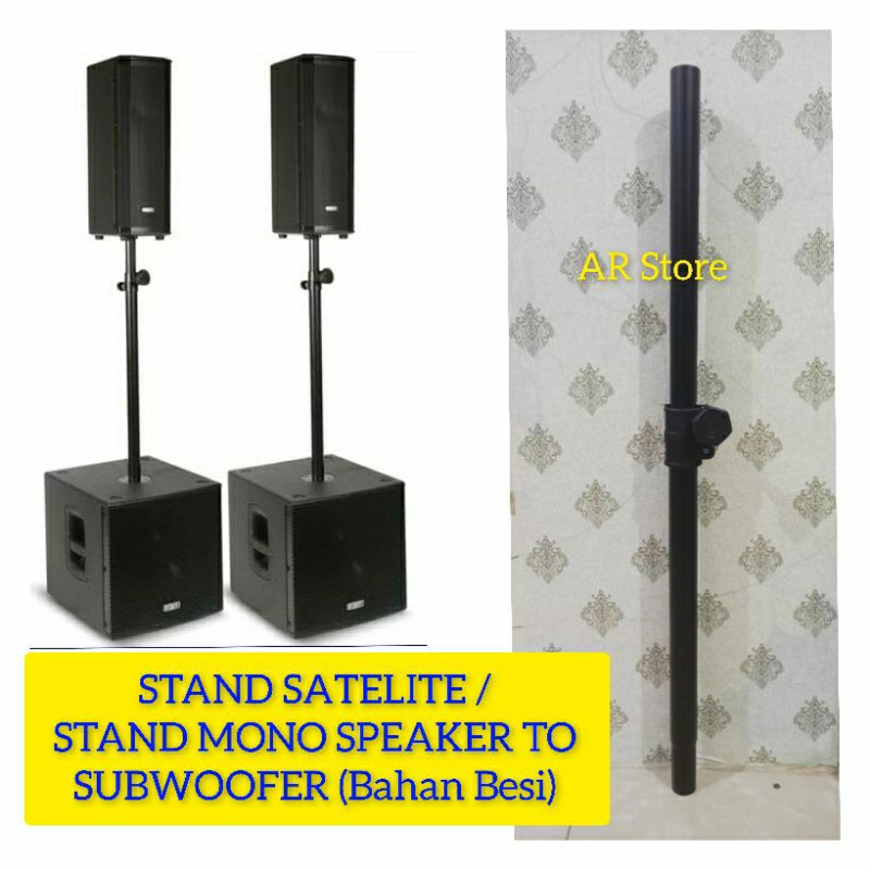Jual STAND SATELITE BESI TEBAL/ Stand Speaker Mono Speaker Subwoofer ...