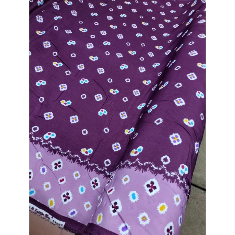 Jual Kain Batik Jumputan Jenggolo By MKB. Bahan Batik Silk Semi Sutra ...