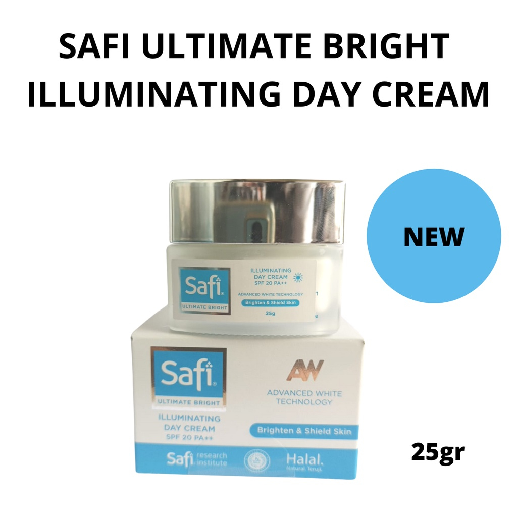 Jual Safi Ultimate Bright Illuminating Day Cream SPF 20 PA++ 25gr | Shopee Indonesia