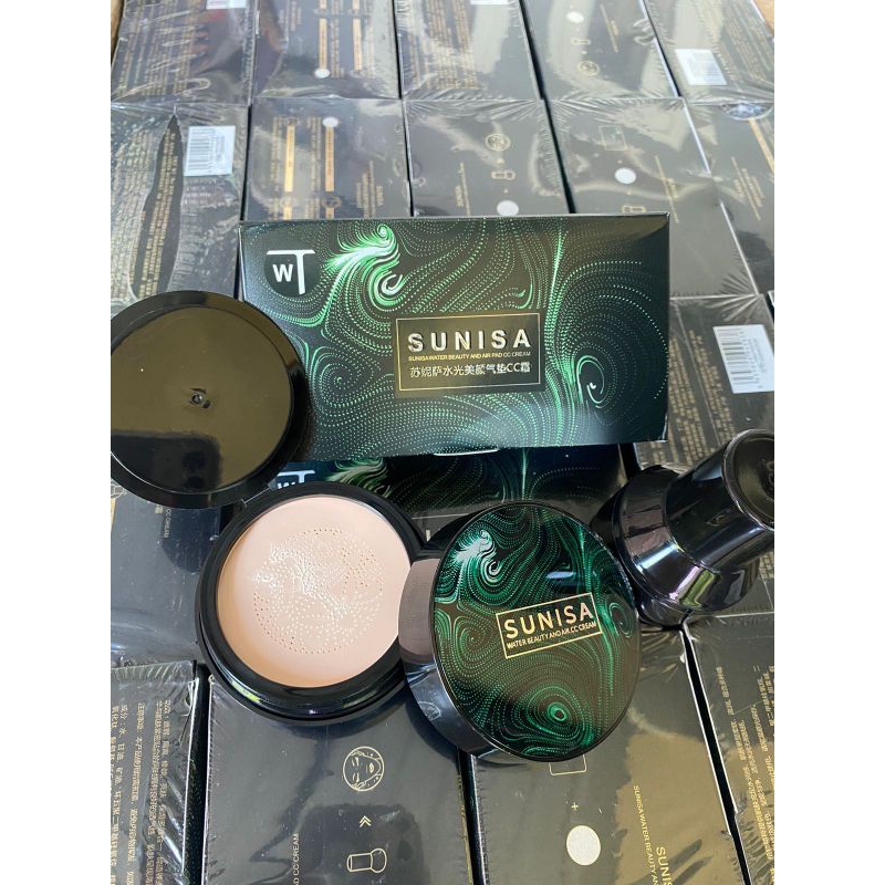 Jual SUNISA CUSHION WATERPROOF /SUNISA MUSHROOM / FOUNDATION SUNISA ORIGINAL / PAKET SUNISA ...