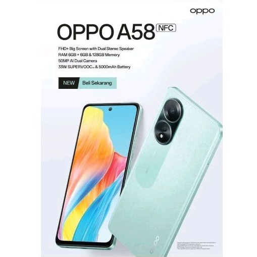 Jual HP OPPO A58 NEW RAM 12/128GB | Shopee Indonesia