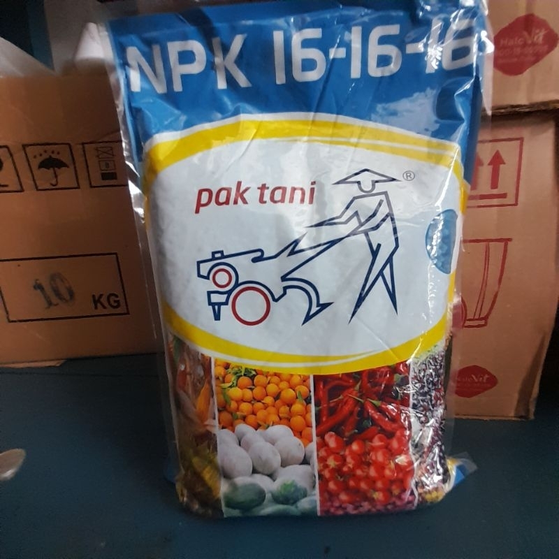 Jual Pupuk,NPK Pak Tani 16-16-16 Saprotan Utama, kemasan 1 Kg Original ...