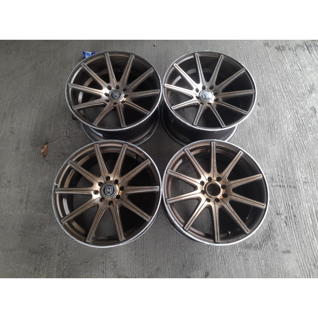 Jual VELG BEKAS MOBIL RACING MILANO RING 17 HOLE 4X100/114 U/ JAZZ ...