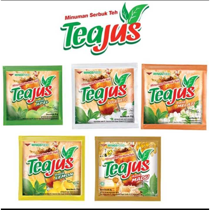 Jual Teajus All Varian [10sachet/renceng] | Shopee Indonesia
