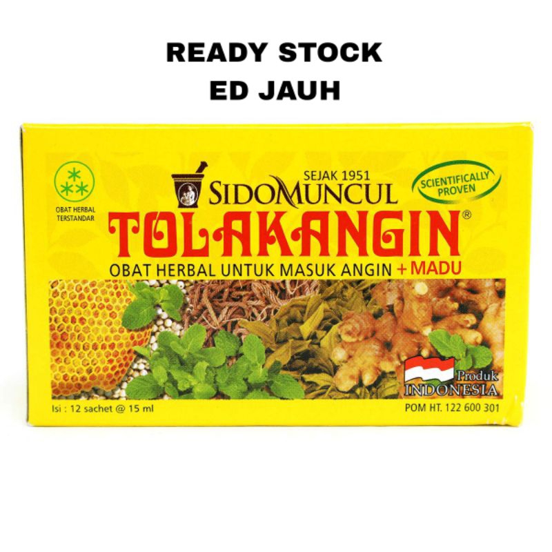 Jual Tolak Angin Cair Dewasa isi 12 SACHET Obat Herbal Masuk Angin ...