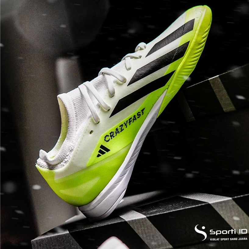 Jual Sepatu Futsal Adidas X Crazyfast.3 IN - White Black Lemon ID9340 ...