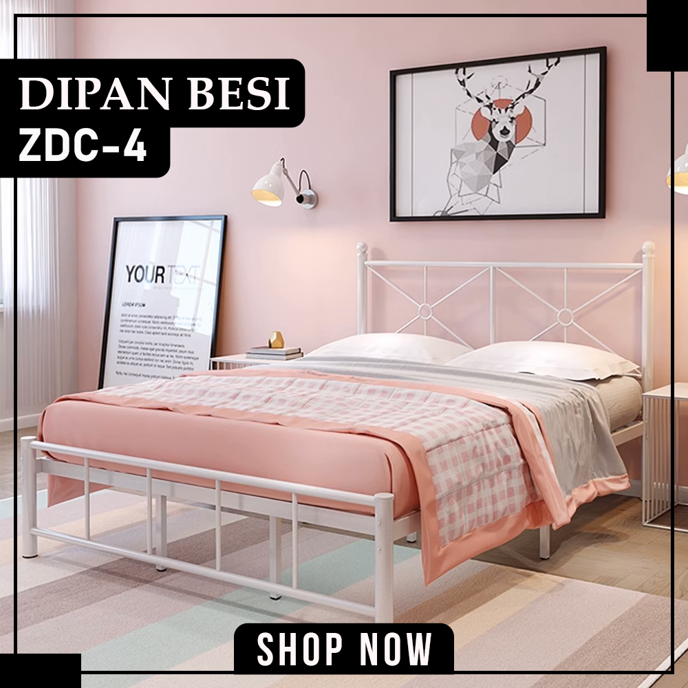 Jual Homedekor Tempat Tidur Dipan Sandaran Modern Design Ranjang Besi ...