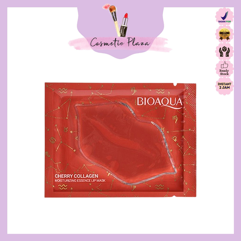Jual BIOAQUA Masker Bibir Lip Mask Cherry Collagen Moisturizing 6gr ...