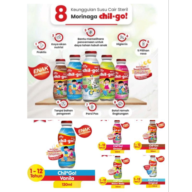 Jual Morinaga / Chil Go / Morinaga Chil-Go Susu Steril 130 ml | Shopee Indonesia