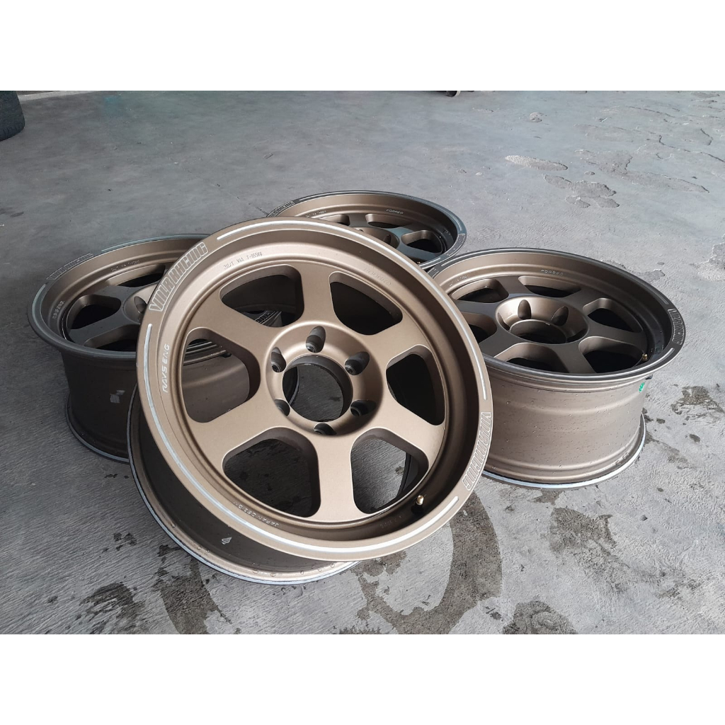 Jual velg mobil bekas volkrays te 37 r18 bronze velg seken mobil ...