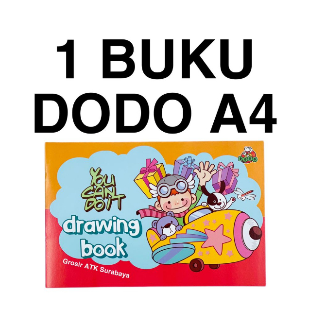 Jual ( DAPAT 1 PCS ) BUKU GAMBAR DODO A4 / Drawing Book DODO A4 ...