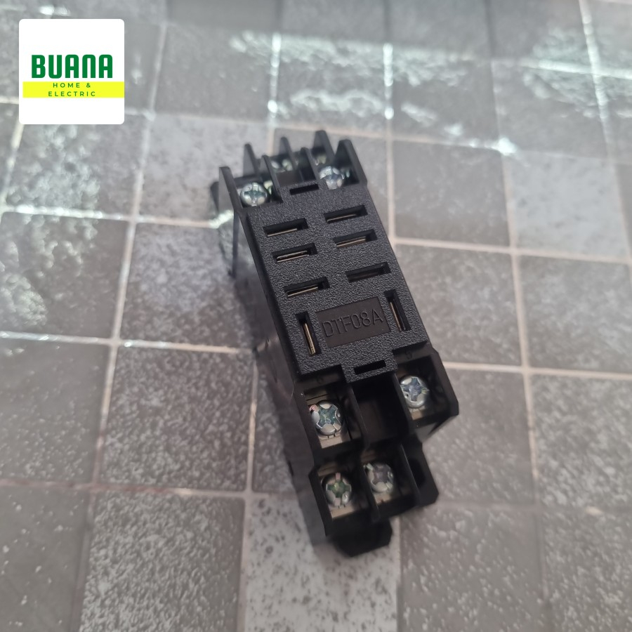 Jual Socket relay LY2N 8 pin PTF08A / socket relay 8 pin ly2 | Shopee ...