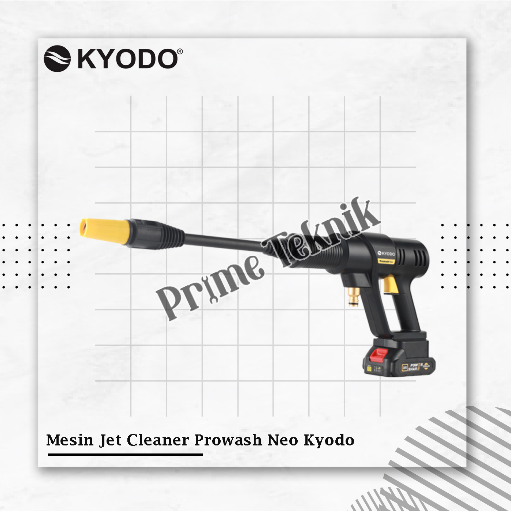 Jual Mesin Jet Cleaner Cordless 20V Prowash Neo KYODO Cuci Steam High ...