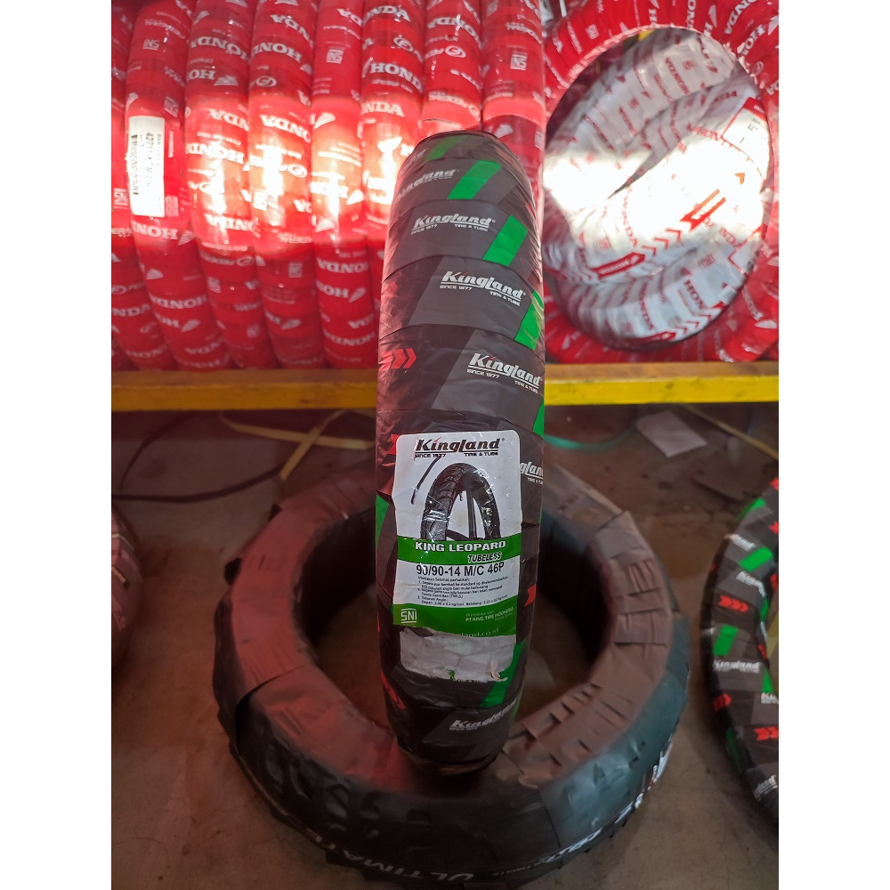 Jual KINGLAND KING LEOPARD Ban Motor Matic Ring 14 Uk 90/90-14 Tubeless ...