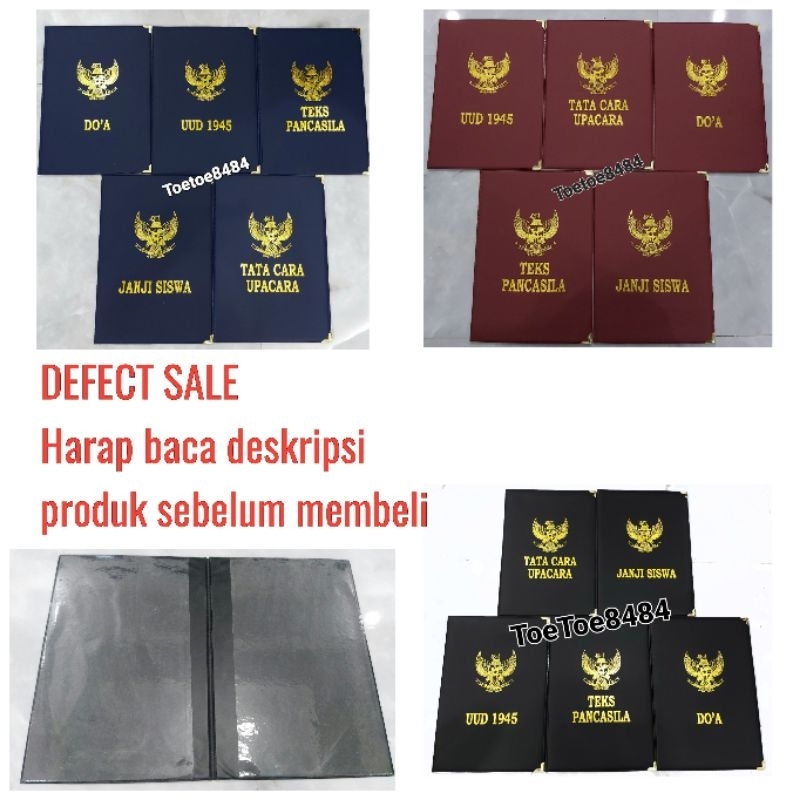 Jual DEFECT SALE MAP UPACARA ISI 5 PCS ( Minor defect pd map) | Shopee ...