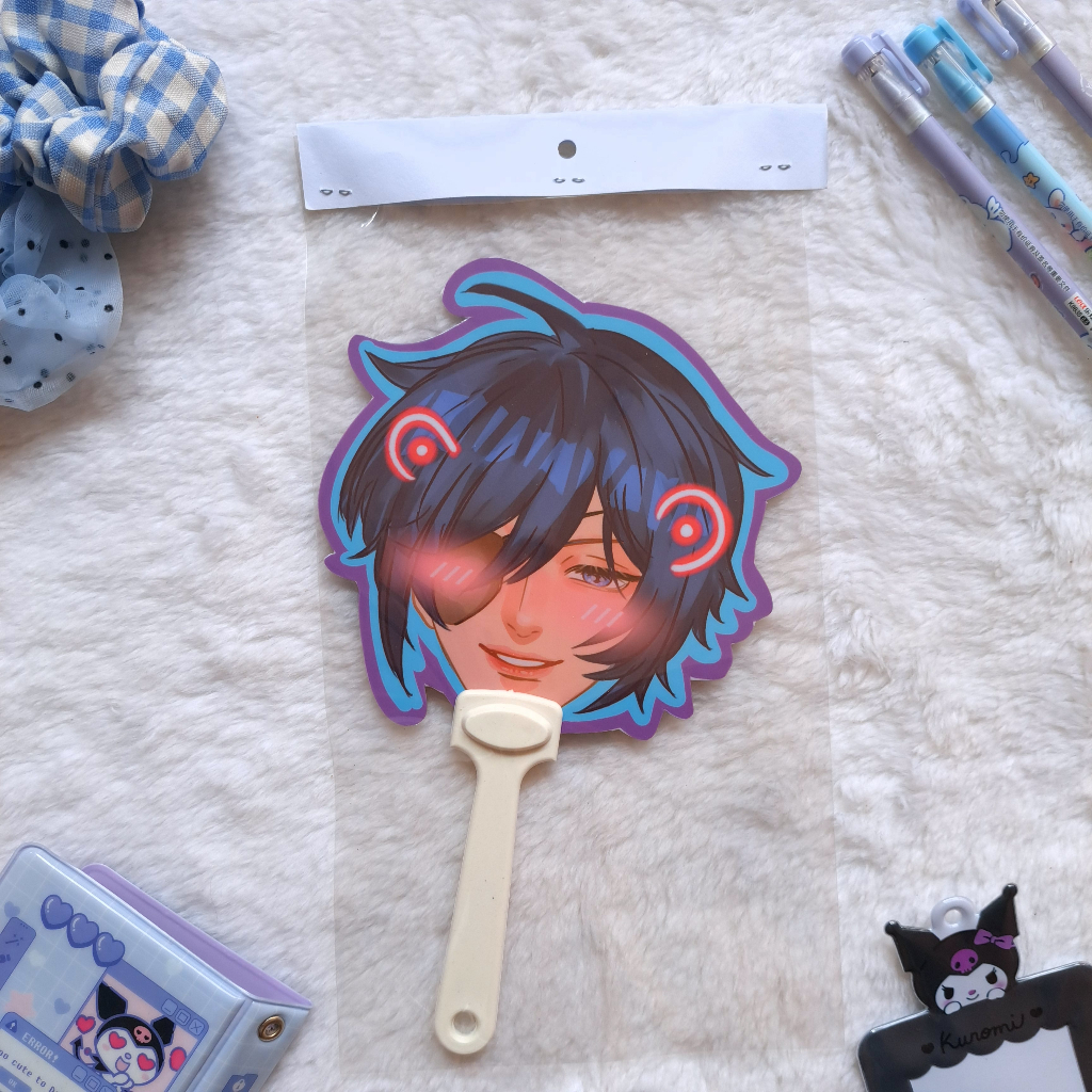 Jual hand fan JJK, TOKREV,BLUE LOCK, AOT, TRIGUN STAMPEDE, ONE PIECE ...