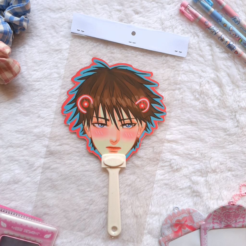 Jual hand fan JJK, TOKREV,BLUE LOCK, AOT, TRIGUN STAMPEDE, ONE PIECE ...