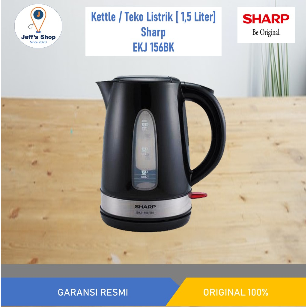 Jual Sharp Kettle / Teko Listrik [1,5 Liter] EKJ 156BK | Shopee Indonesia