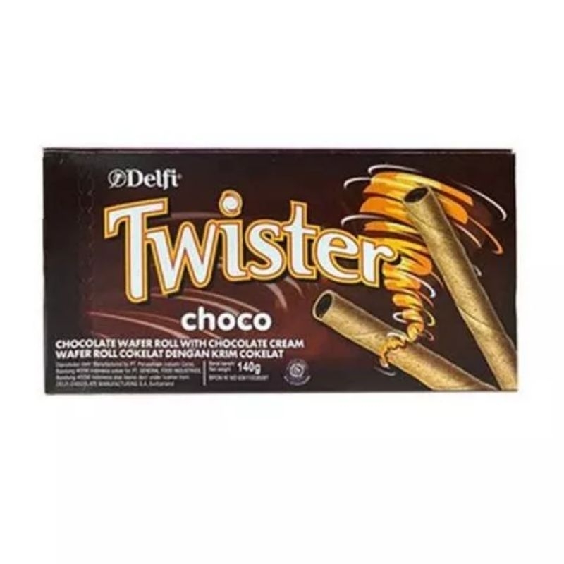 Jual TWISTER wafer roll coklat / black BOX 120 gram | Shopee Indonesia