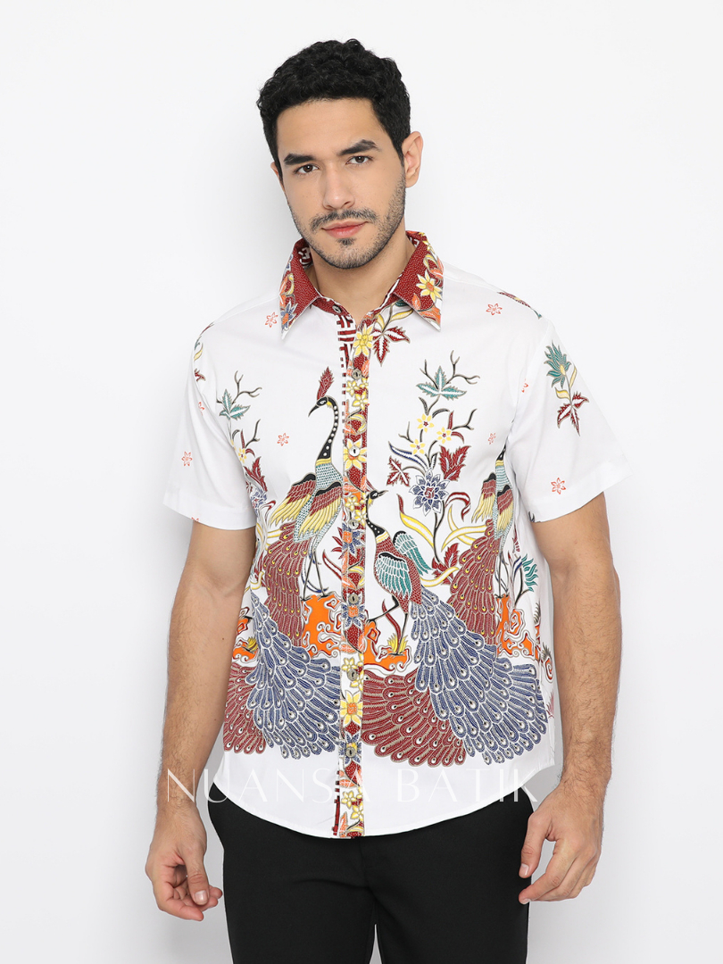 Jual Nuansa Batik Hem Batik Pria Lengan Pendek Bahan Katun Stretch ...