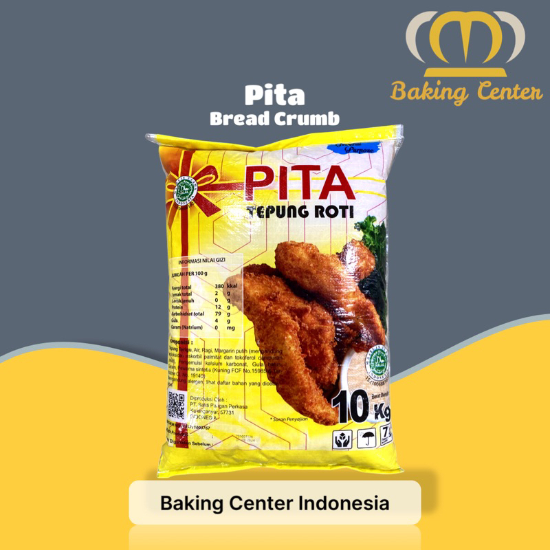 Jual Pita Bread Crumb 10kg - Tepung Roti Pita 10kg | Shopee Indonesia