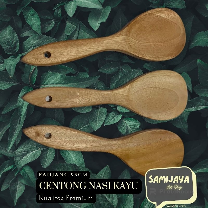 Jual Centong Nasi / Entong Nasi / Sendok Nasi / Centong Nasi Kayu ...