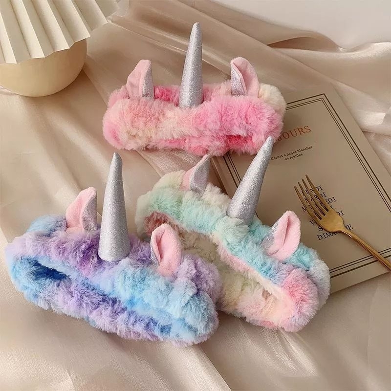 Jual Dassom Headband Unicorn Lembut Tebal / Bandana Fashion Korea ...