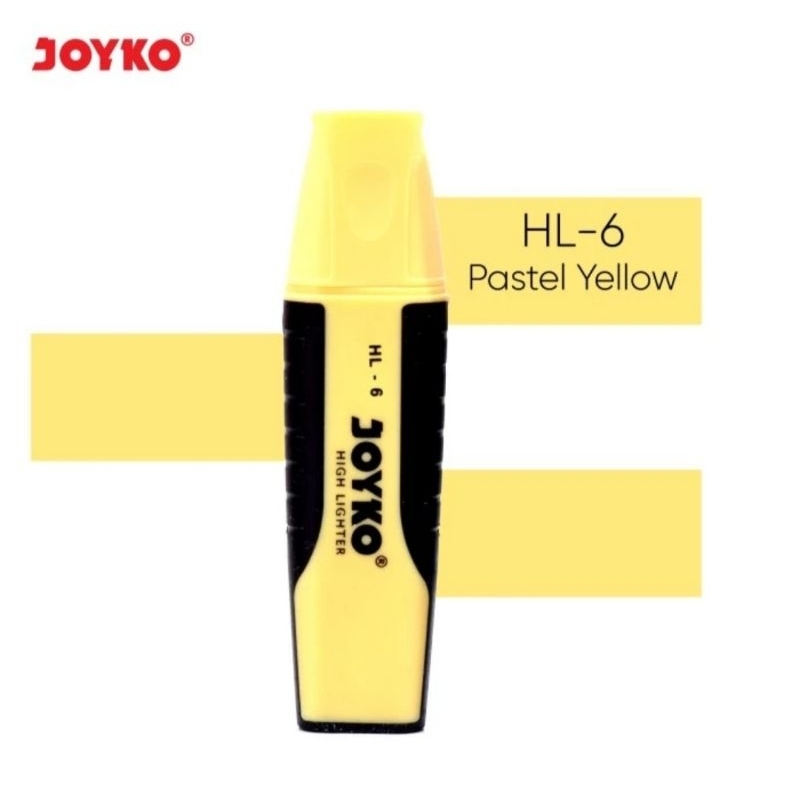 Jual Stabilo Highlighter Penanda Warna Joyko HL1 - 5 / 6 - 16 Pastel ...