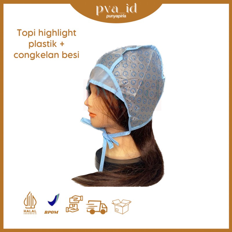 Jual Topi Highlight Plastik Murah + Congkelan / Pengait Besi Topi ...