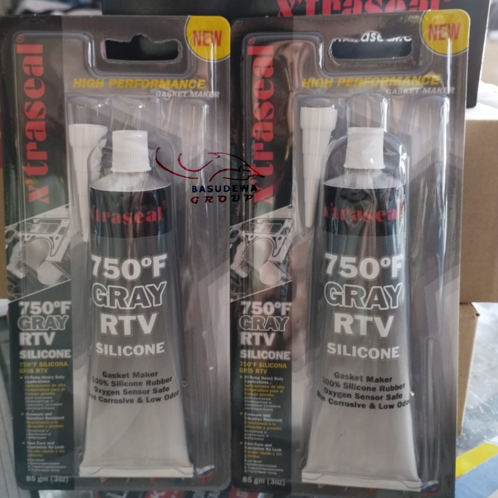 Jual LEM SILICONE GASKET MAKER XTRASEAL RTV GREY 750°F SEALANT 85gr ...