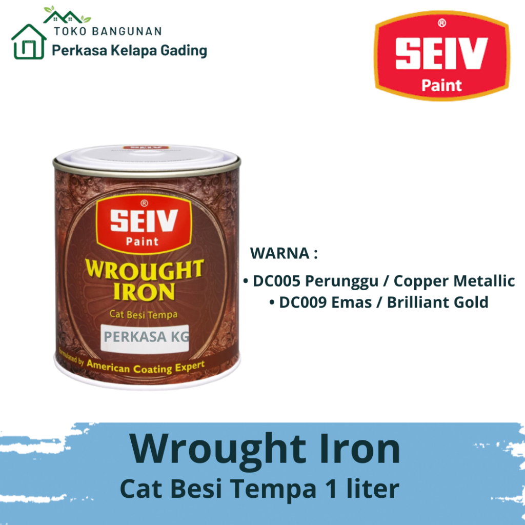 Jual Cat Duco Seiv Wrought Iron Brilliant Gold Emas DC009 / Copper ...