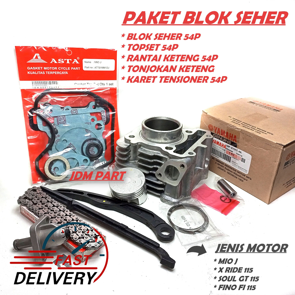 Jual BLOK SEHER MOTOR MIO J / X RIDE 115 / FINO INJEKSI / SOUL GT / MIO GT 115 / KOMPLIT BLOK ...
