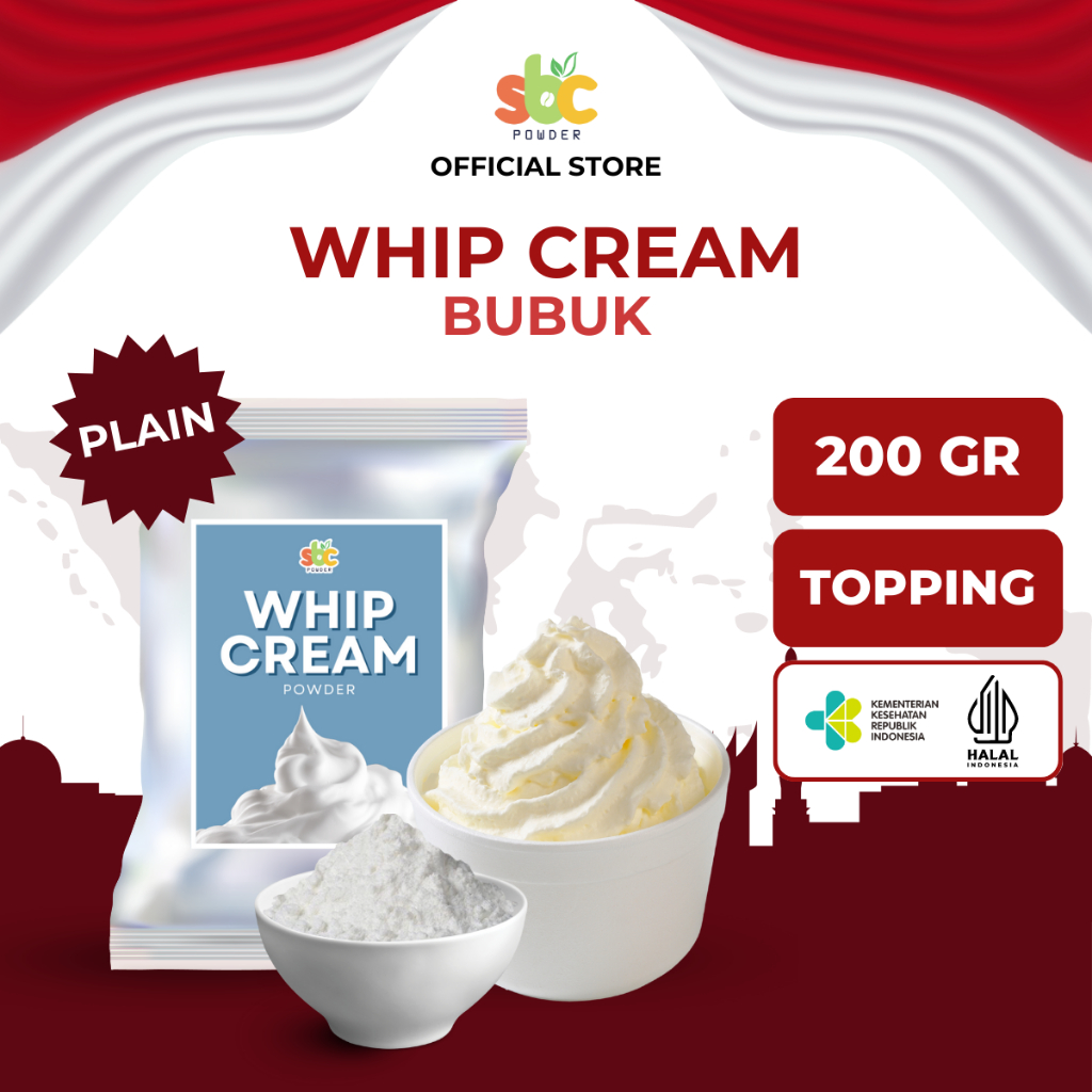 Jual SBC x RD - Powder Whip Cream 200gram / Whippy Krim / Krim Bubuk ...