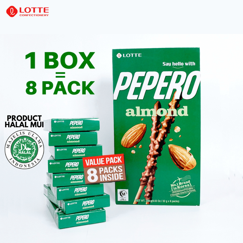 Jual Almond Pepero Jumbo 256gr | Shopee Indonesia