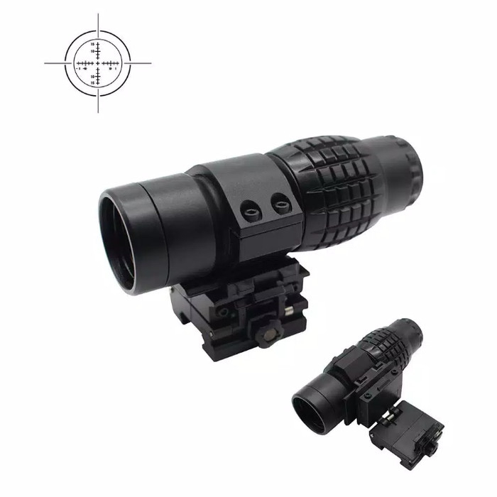 Jual KODE 08 dummy toys Scope Magnifier flip zoom 3x WGG dcobra ...