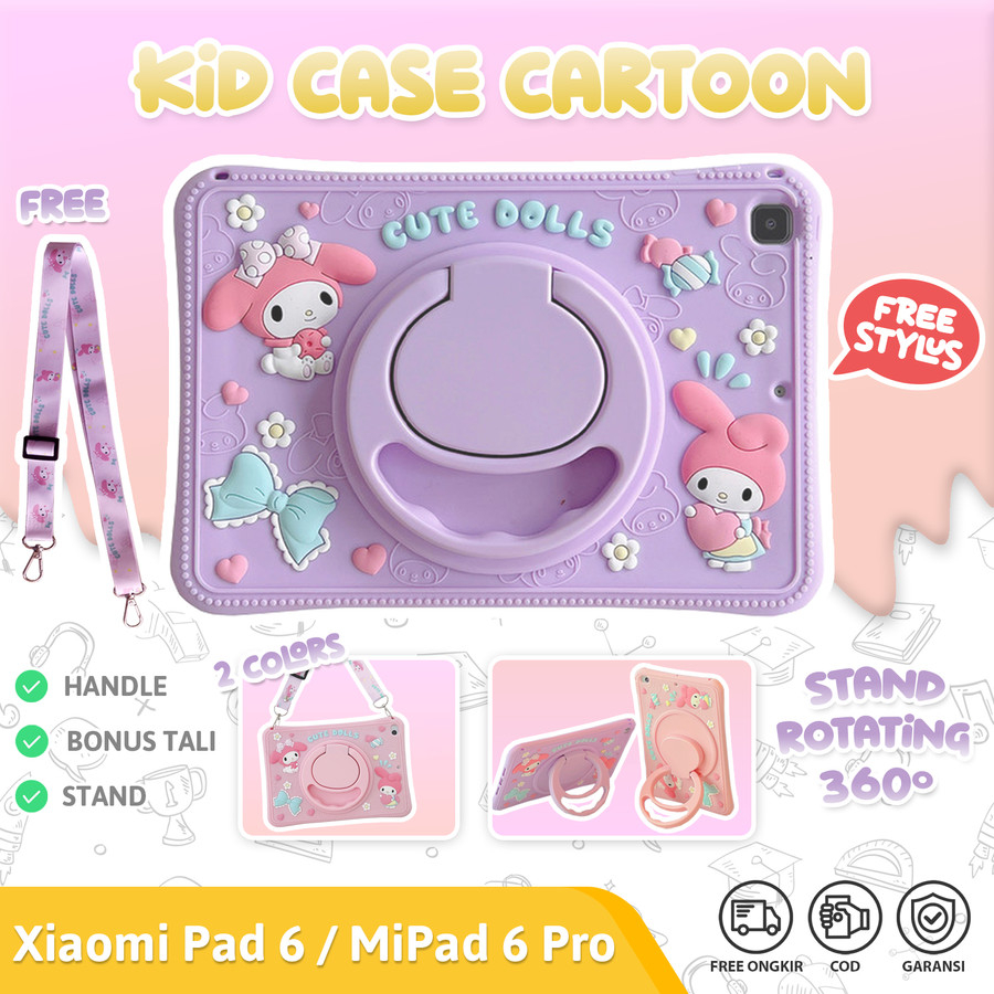 Jual Case for Xiaomi Pad 6 Bonus Stylus Pen Gratis Lanyard Casing ...