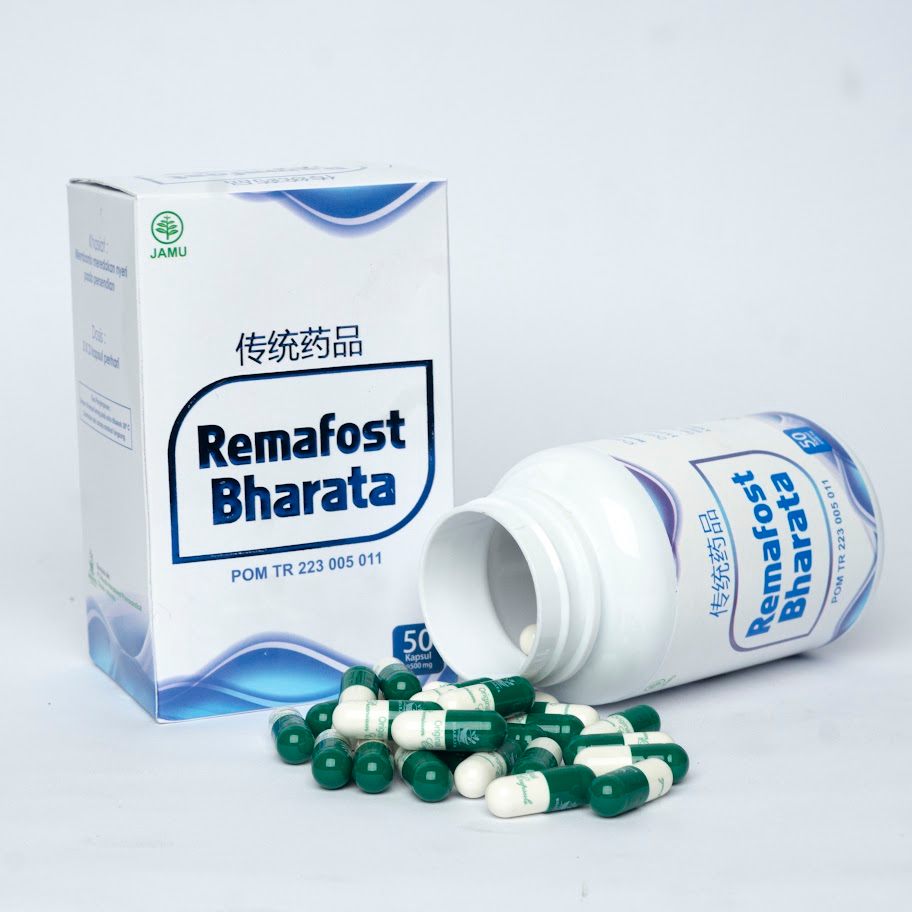 Jual Obat Reumatik, Asam Urat Tinggi - Remafost Bharata - Kemasan 500mg ...