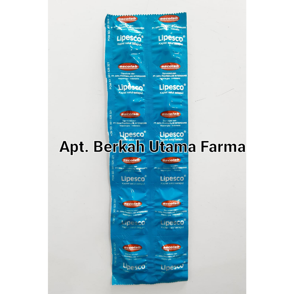 Jual Lipesco Tablet Strip isi 10 Tablet | Shopee Indonesia