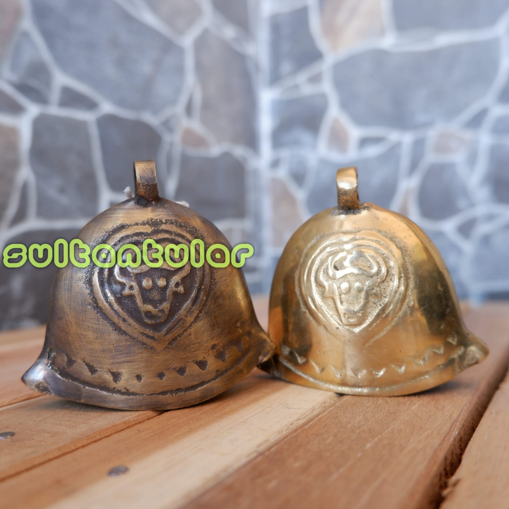 Jual Bel Lonceng Kuningan Kluntung Sapi Diameter 7cm | Shopee Indonesia