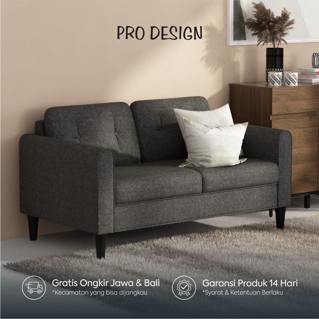 Jual Pro Design Nolan 2S Sofa 2 Seater | Shopee Indonesia