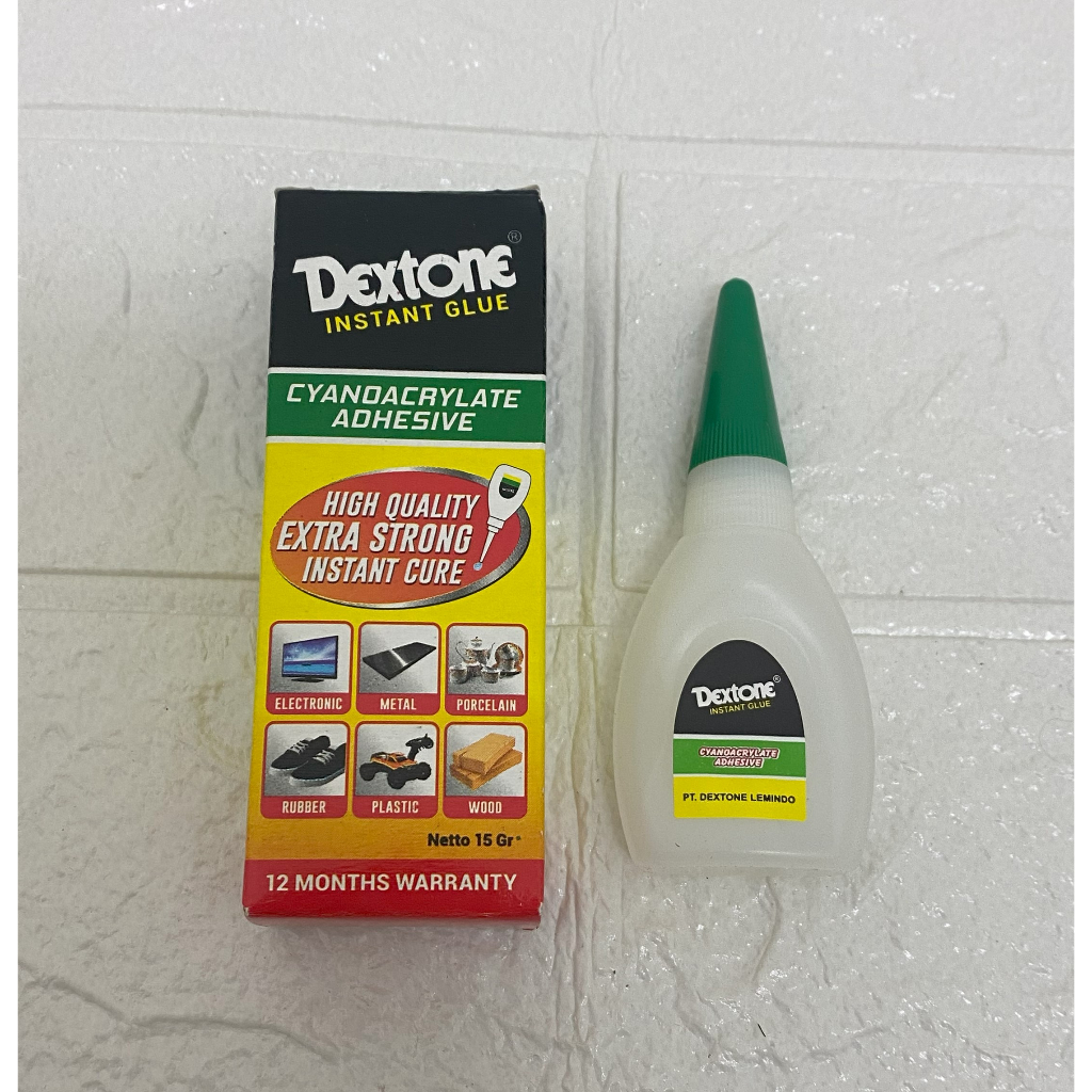 Jual Lem Korea Dextone Cyanoacrylate Instant Glue 15 Gram | Shopee ...