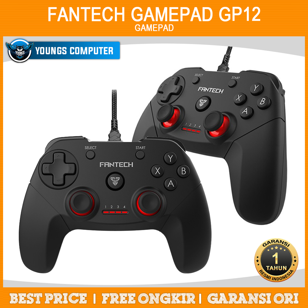 Jual GAMEPAD Fantech GP12 Gaming Controller Gamepad Joystick USB ...