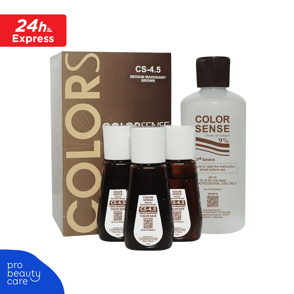 Jual Color Sense – Deep Black, Natural Black & Dark Brown Hair Toning ...