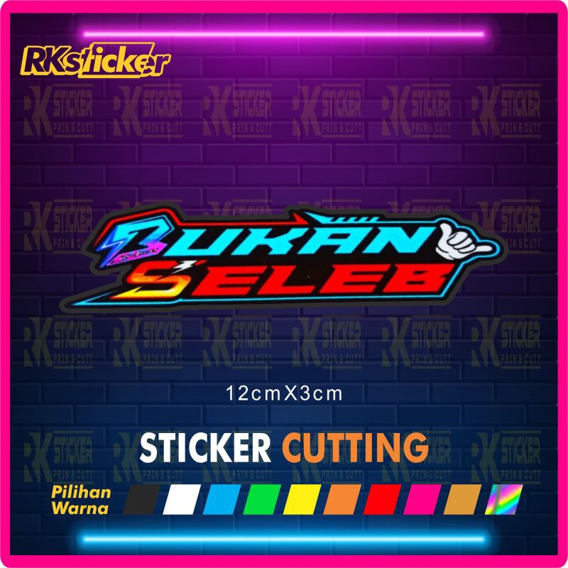 Jual STIKER BUKAN SELEB STICKER MOTOR BUKAN SELEB | Shopee Indonesia